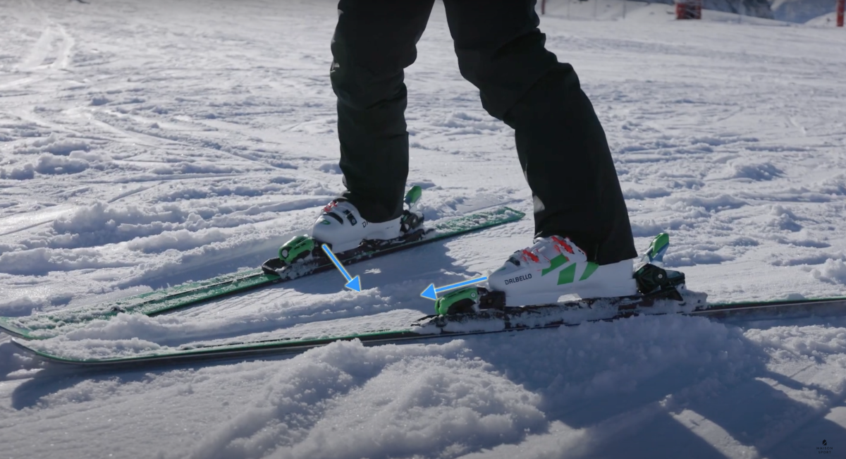 How to Stop on Skis as a Beginner - Maison Sport Blog