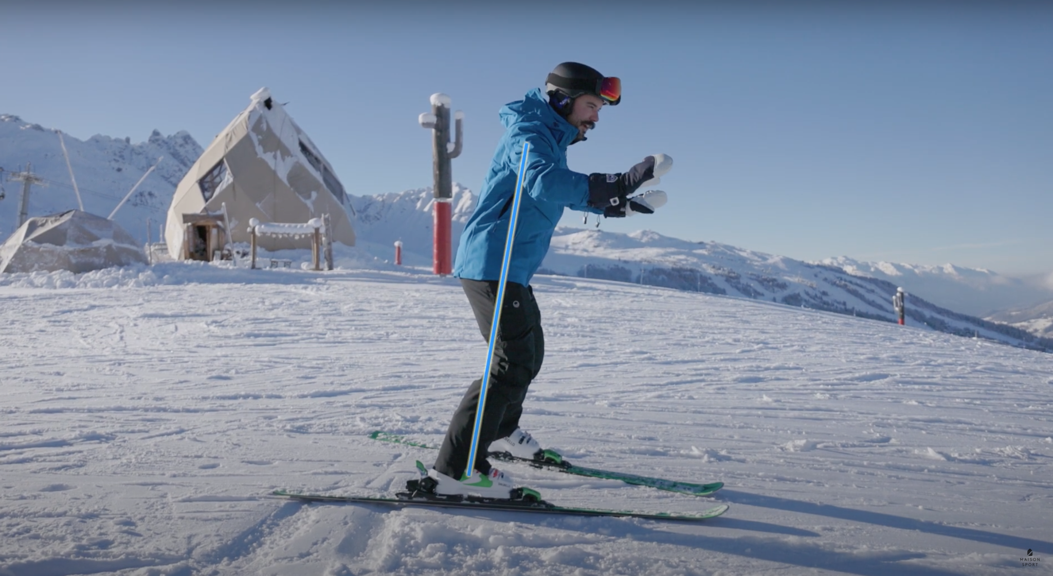 How to Stop on Skis as a Beginner - Maison Sport Blog